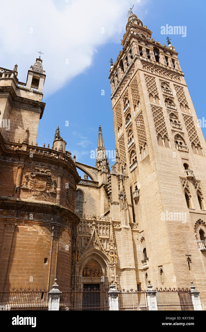 Historic buildings and monuments of Seville, Spain. Architectural ...