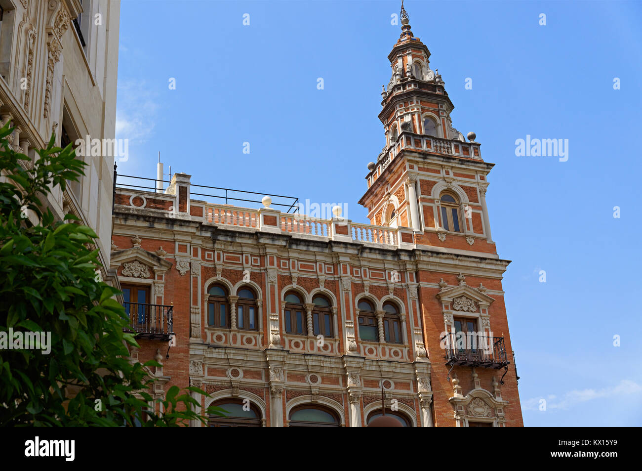 Historic buildings and monuments of Seville, Spain. Architectural ...