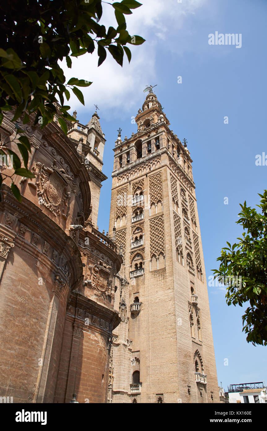 Historic buildings and monuments of Seville, Spain. Architectural ...
