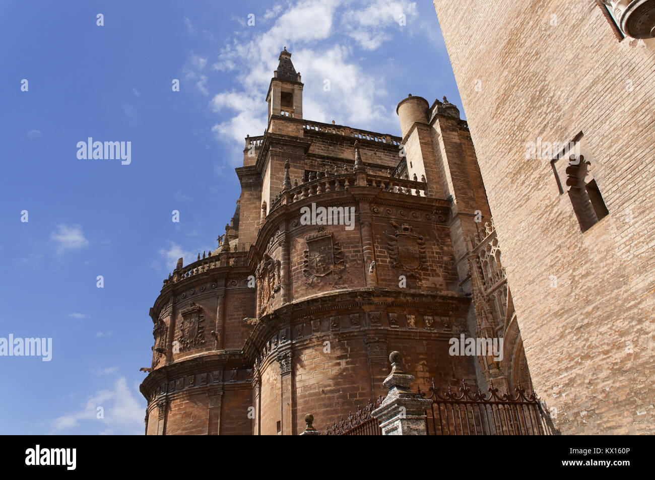 Historic buildings and monuments of Seville, Spain. Architectural ...