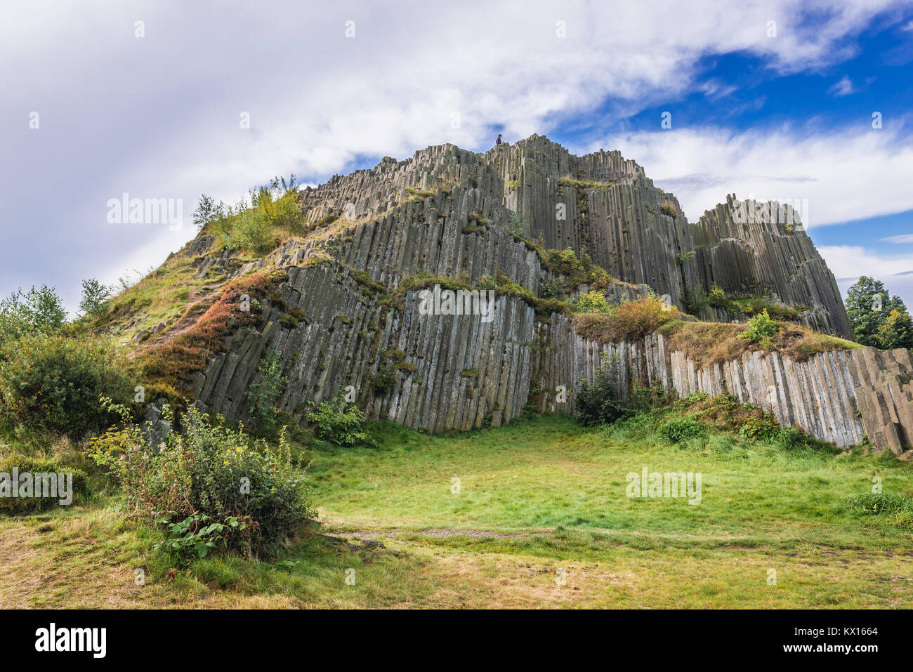 Famous columnar jointed basalt rock formation called Panska Skala (The ...