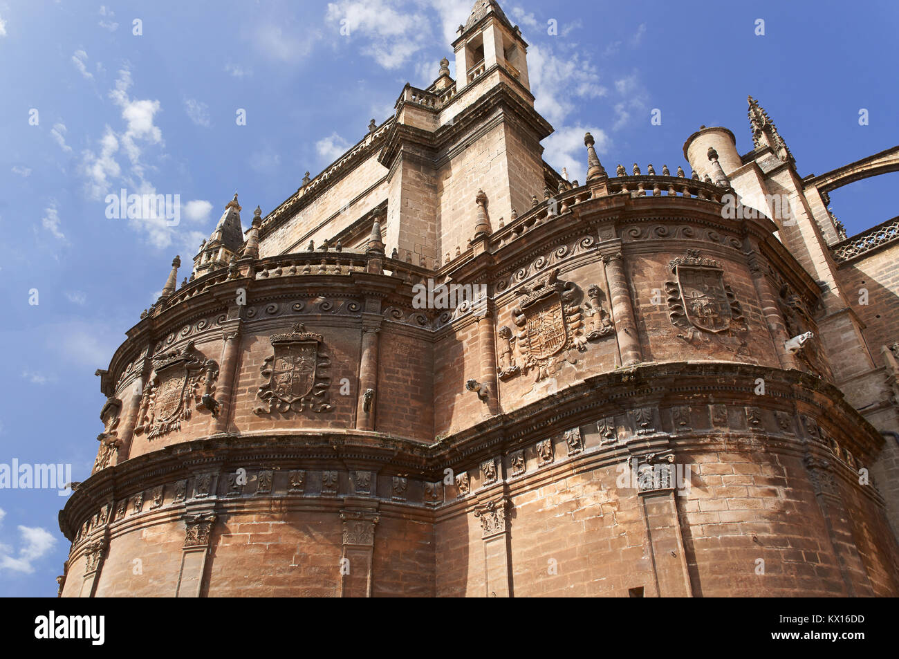Historic buildings and monuments of Seville, Spain. Architectural ...