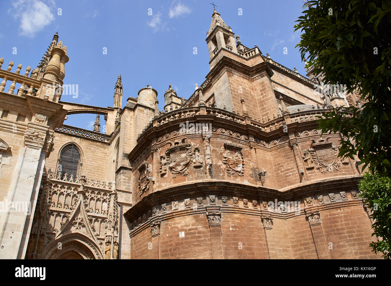 Historic buildings and monuments of Seville, Spain. Architectural ...