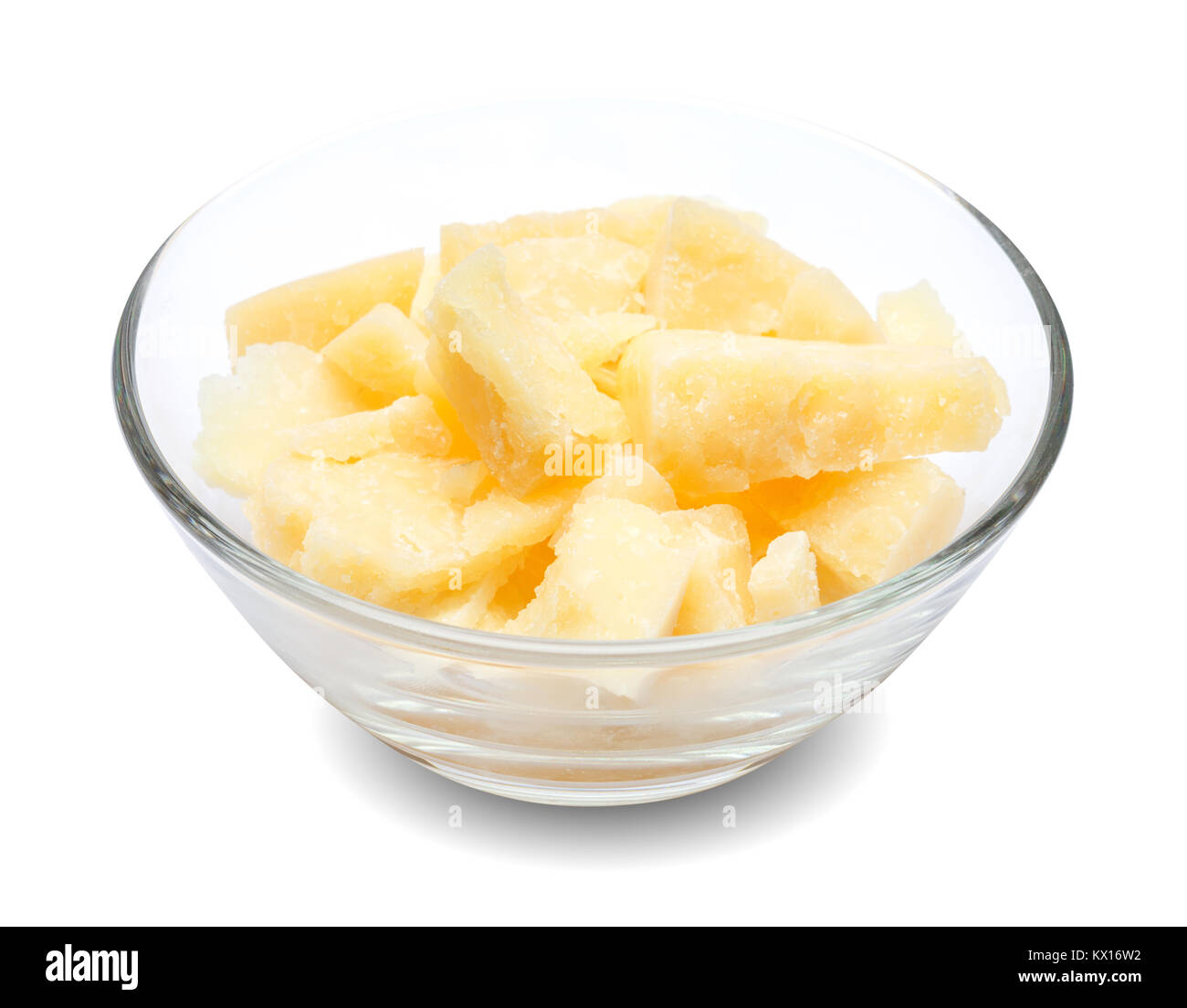 Parmesan cheese in pieces Cut Out Stock Images & Pictures - Alamy