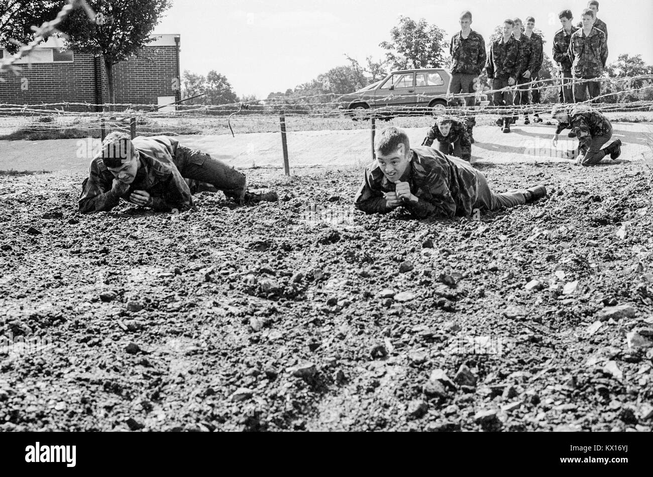 Soldiers training obstacle hi-res stock photography and images - Alamy