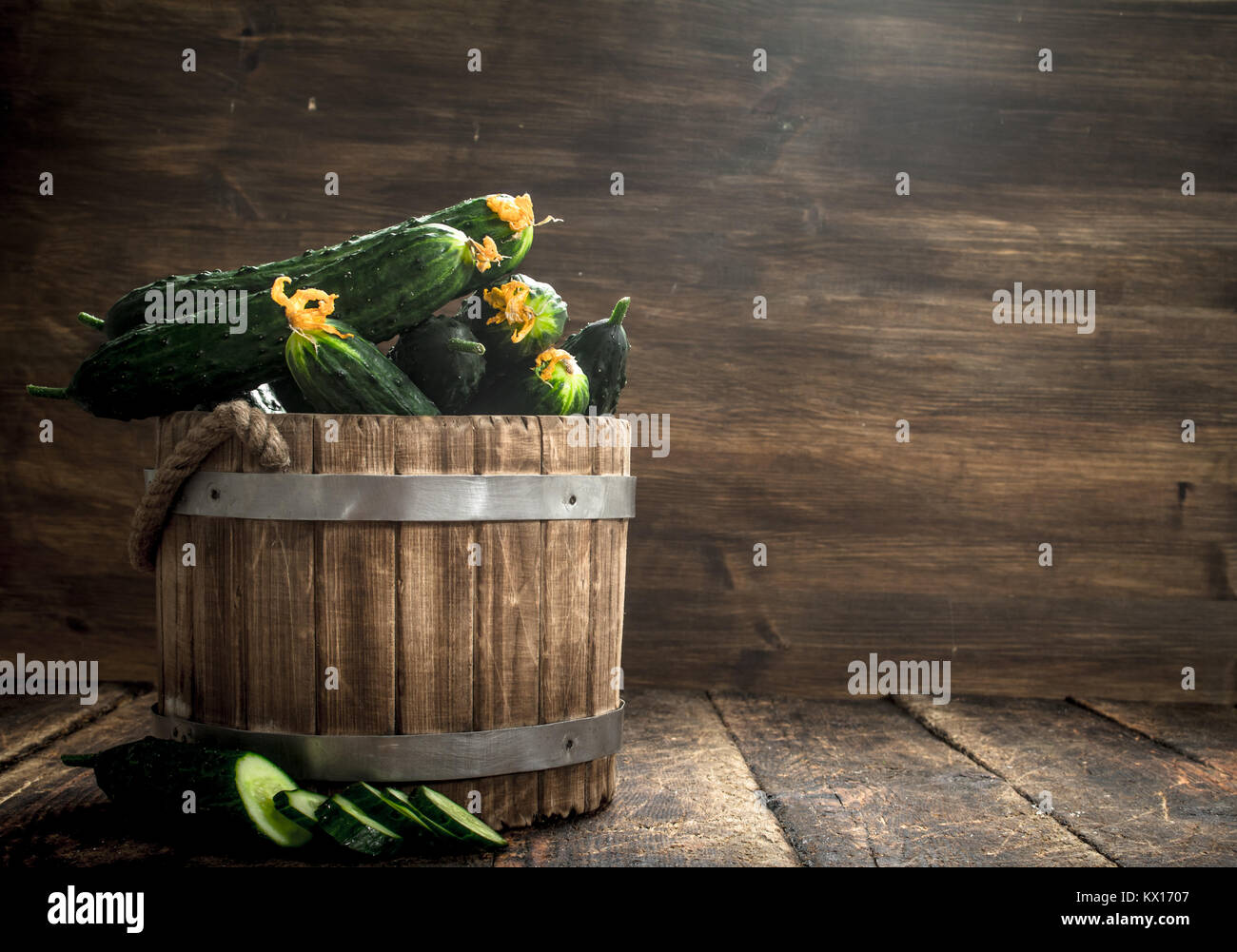 Bucket of cucumbers hi-res stock photography and images - Alamy