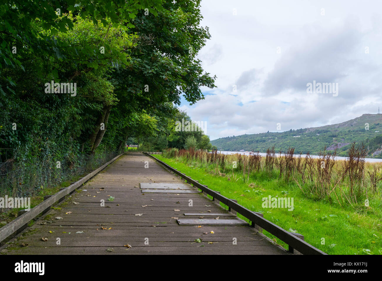Llianberis lake and it's surrounding stunning landscape Stock Photo - Alamy
