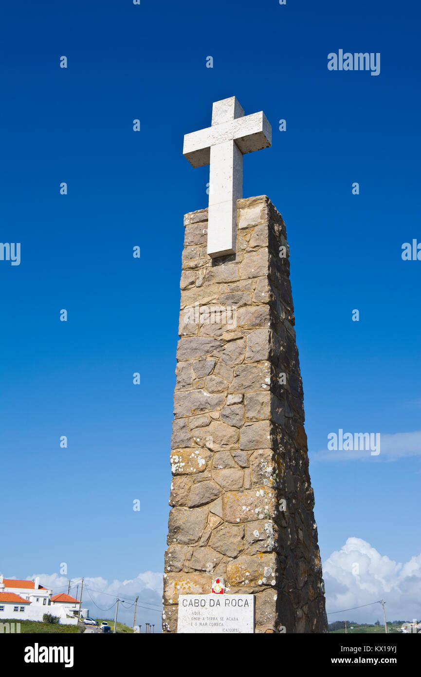 Cross at cabo da roca hi-res stock photography and images - Alamy