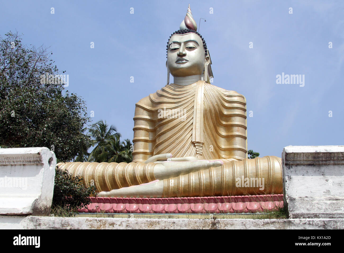 Big Buddha in Wewurukannala Vihara, Sri Lanka Stock Photo - Alamy