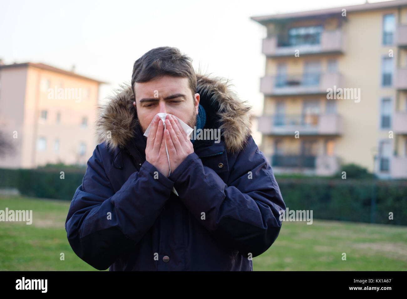 Sneeze snot nose hi-res stock photography and images - Alamy
