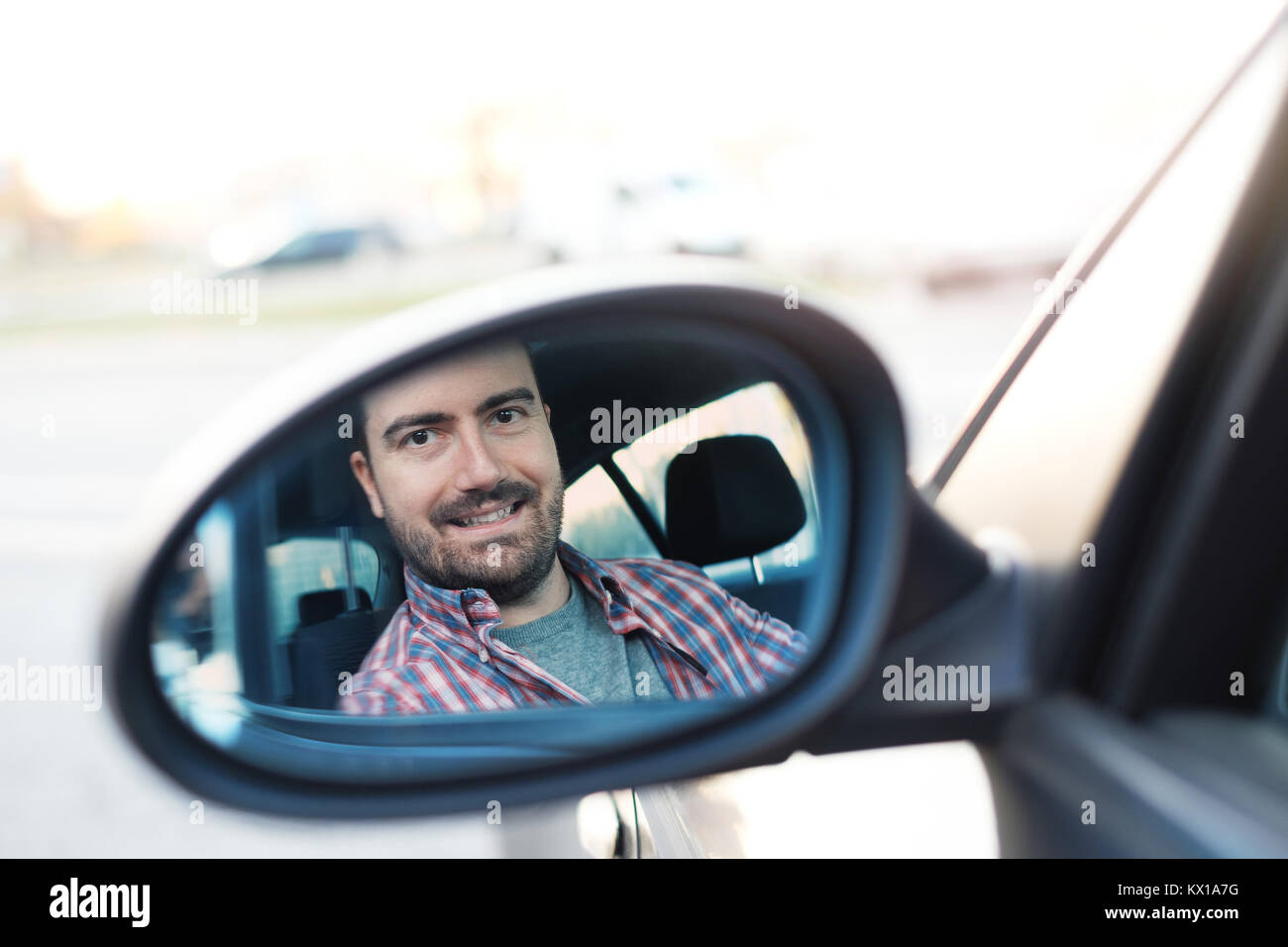 Car rear view people hi-res stock photography and images - Alamy