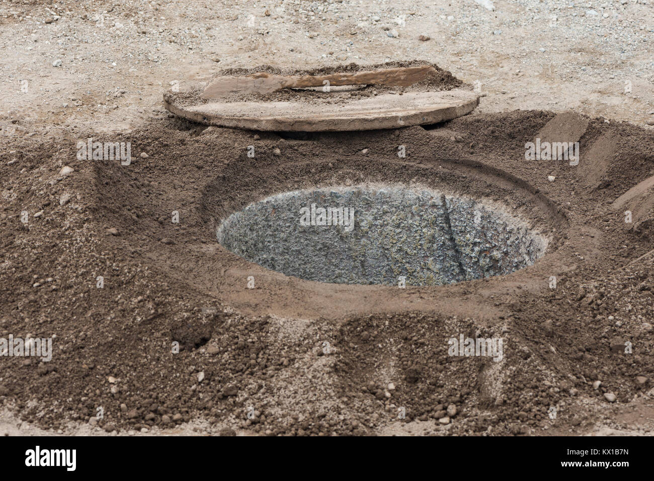 geothermal cooking hole sao miguel azores Stock Photo - Alamy