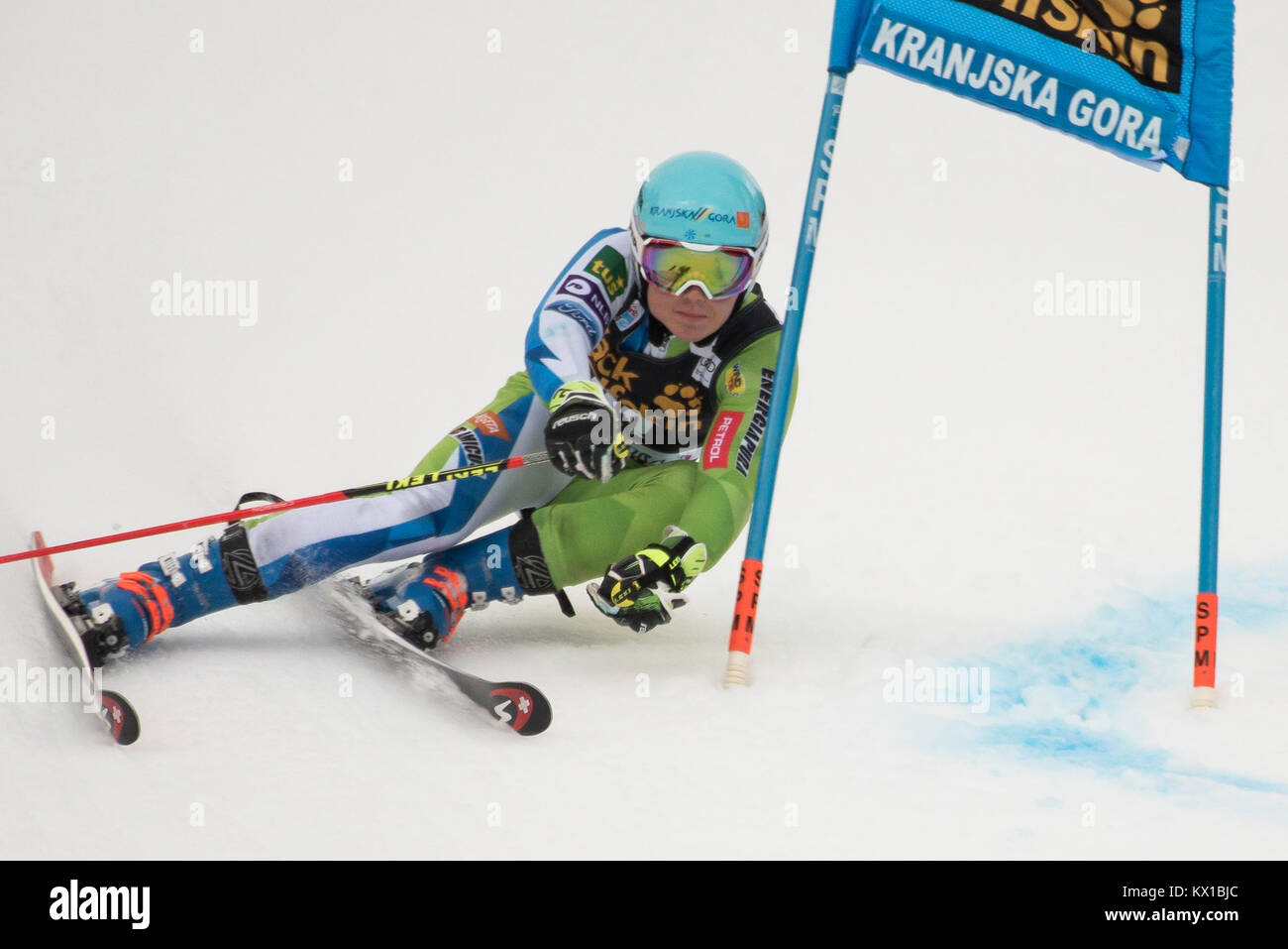Kranjska Gora, Slovenia. 06th Jan, 2018. Meta Hrovat of Slovenia ...