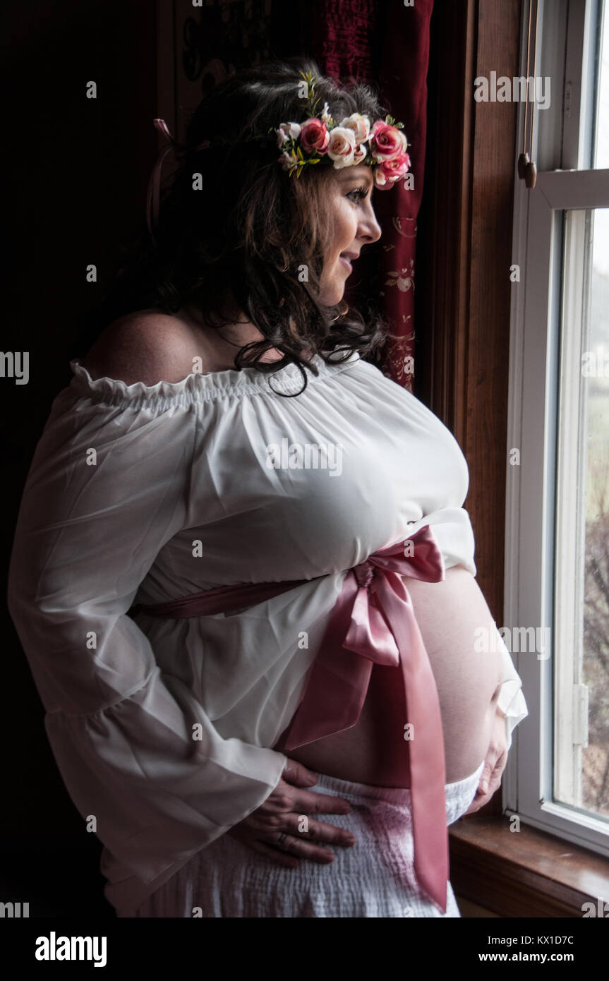 20170116 Maternity Photos of Amy P Stock Photo - Alamy