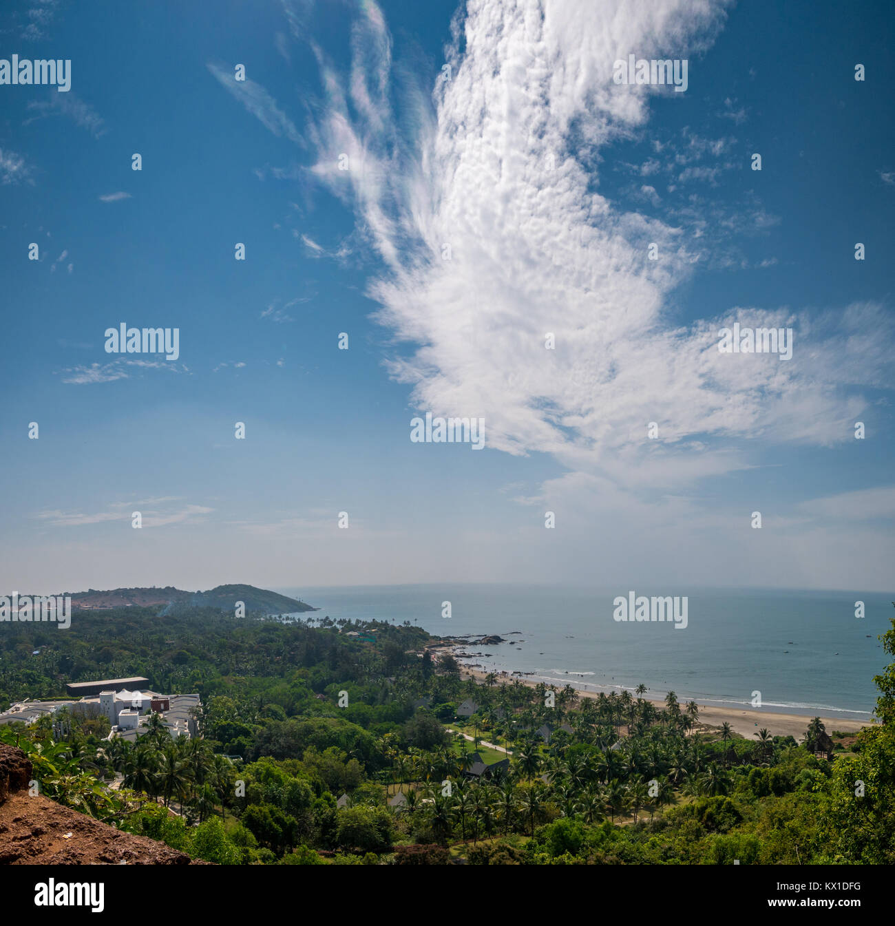 Scenic landscape. Goa Seascape. Scenery India sea and island ...