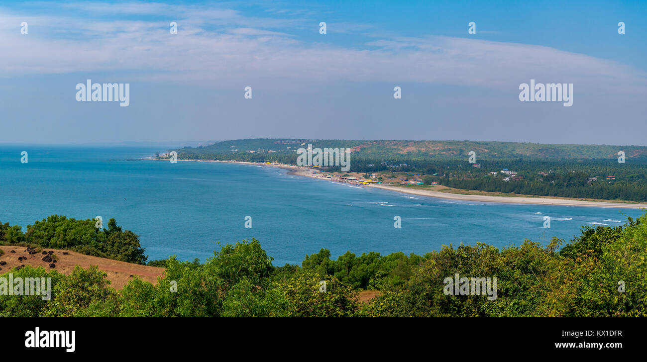 Scenic landscape. Goa Seascape. Scenery India sea and island ...