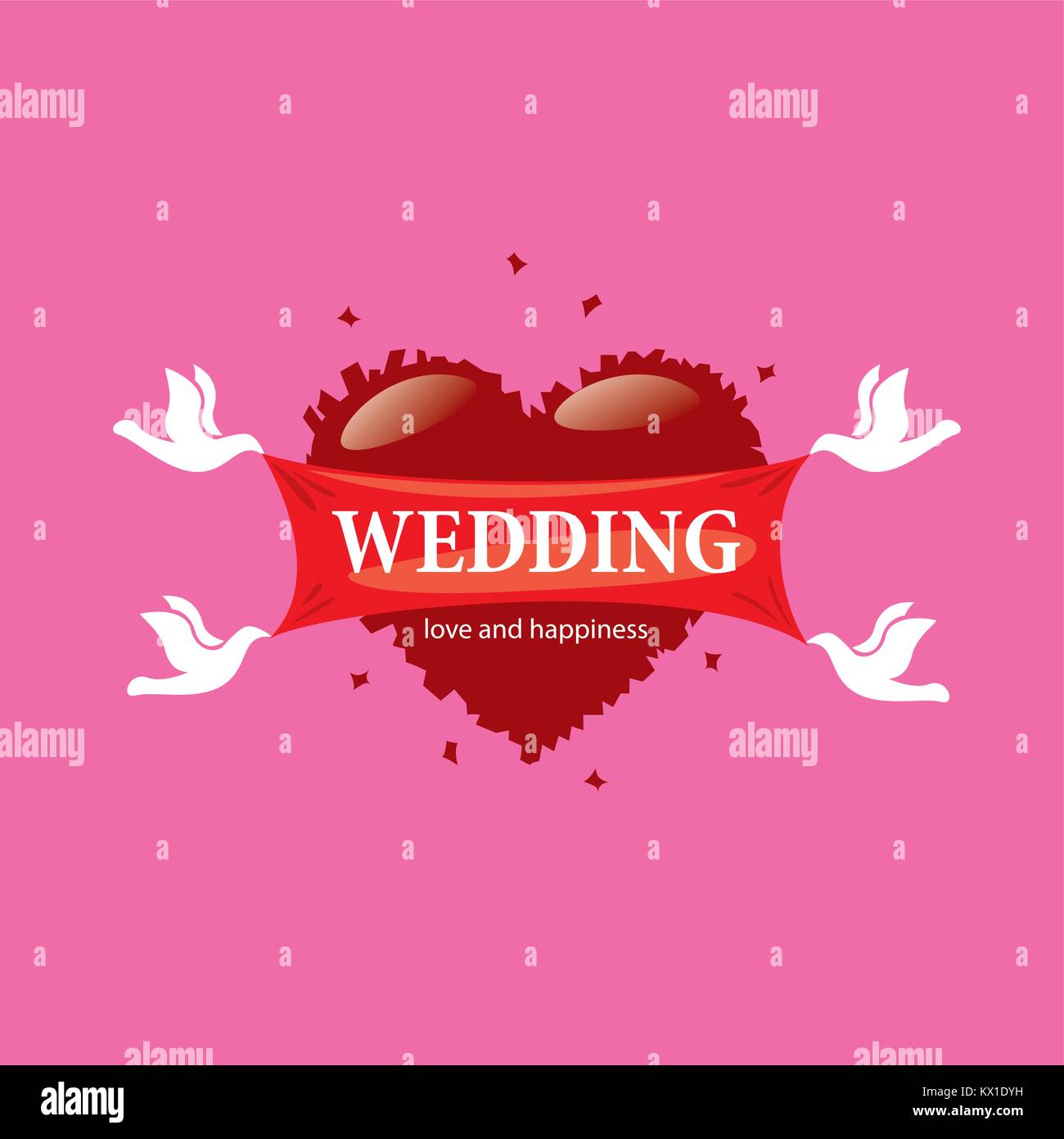 vector logo wedding Stock Vector Image & Art - Alamy