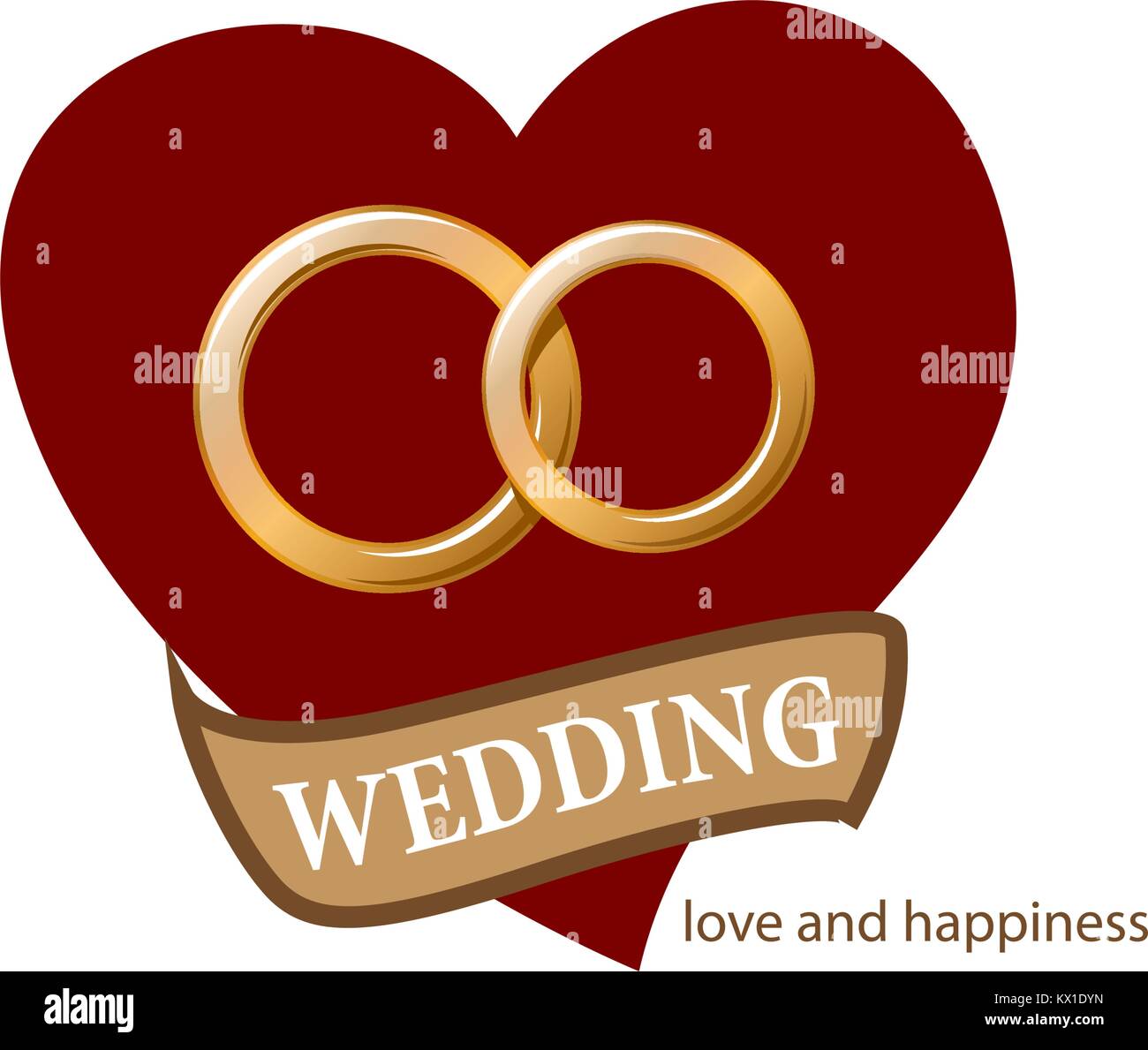 vector logo wedding Stock Vector Image & Art - Alamy