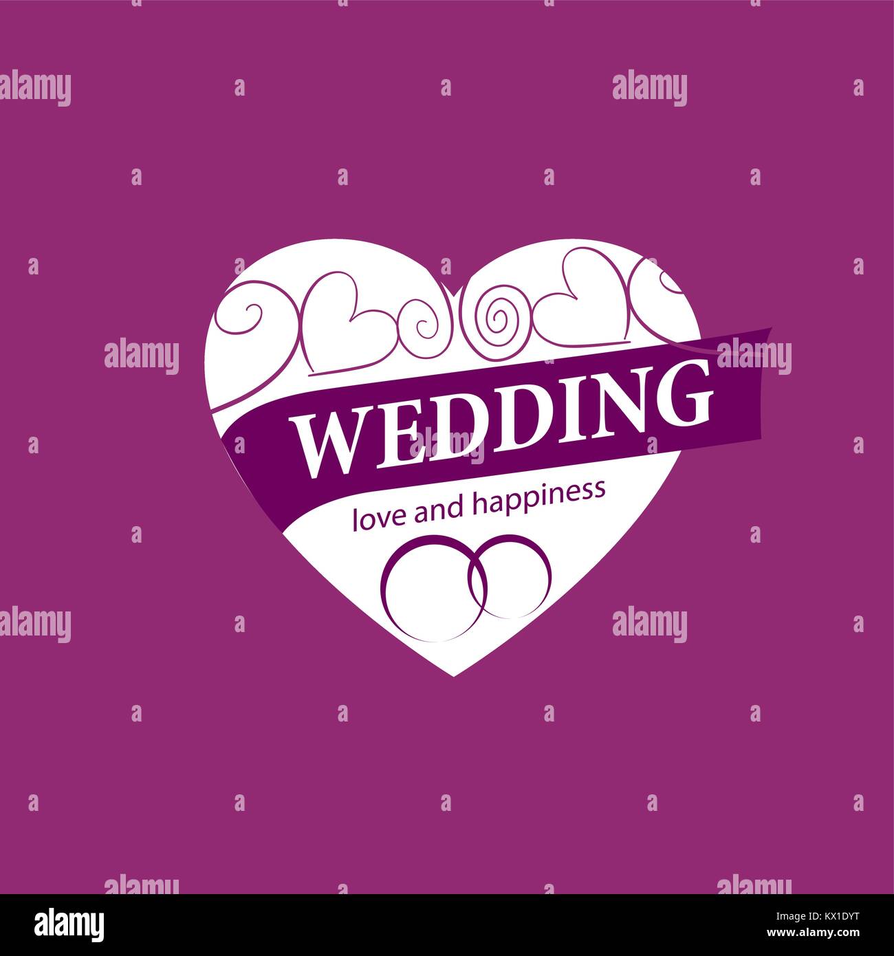 vector logo wedding Stock Vector Image & Art - Alamy