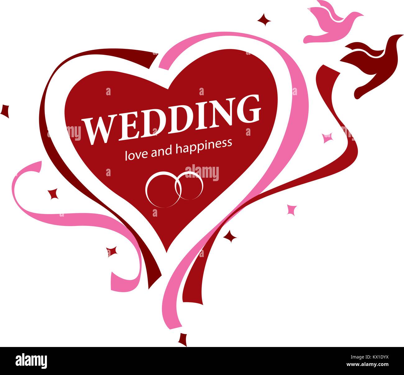 vector logo wedding Stock Vector Image & Art - Alamy
