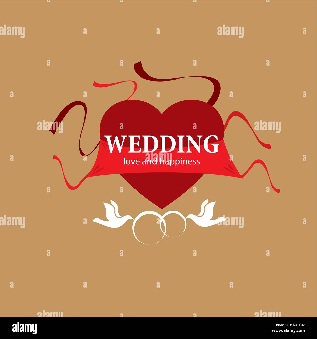 vector logo wedding Stock Vector Image & Art - Alamy