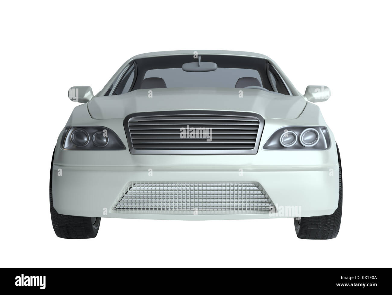 Car isolated on white Stock Photo - Alamy