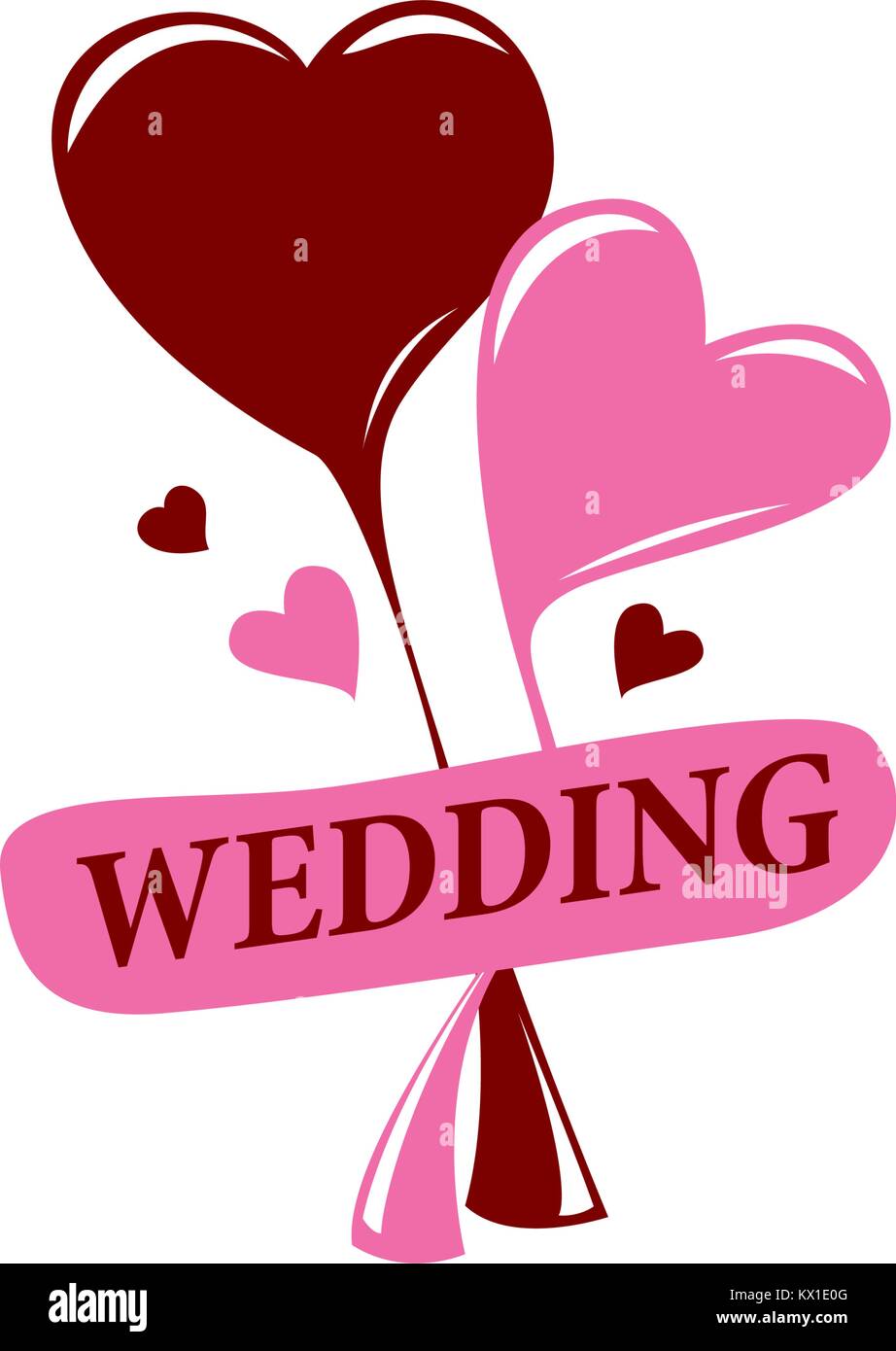 vector logo wedding Stock Vector Image & Art - Alamy