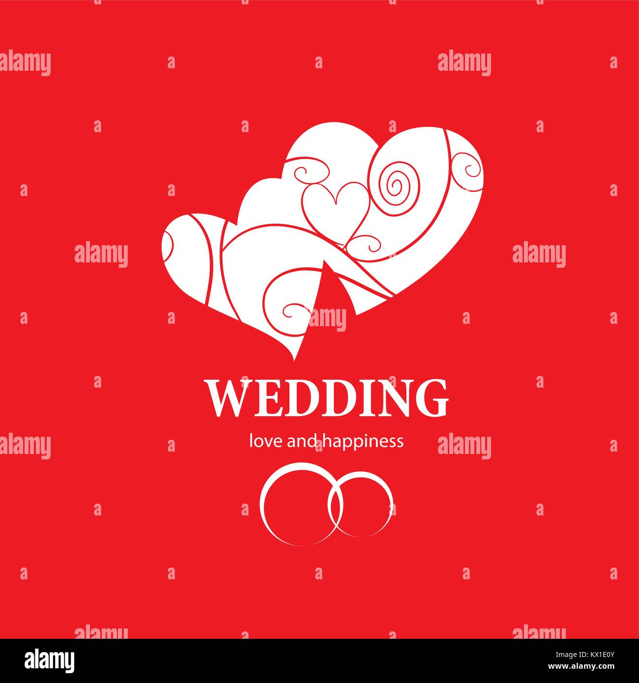 vector logo wedding Stock Vector Image & Art - Alamy