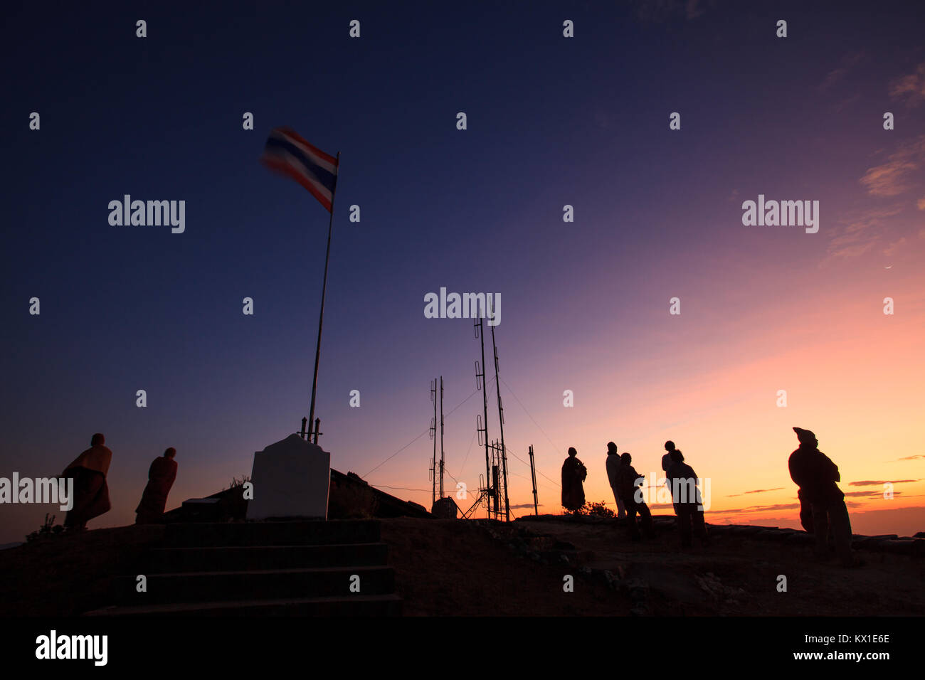KANCHANABURI THAILAND - DEC20,2014 : tourist standing on top of ...