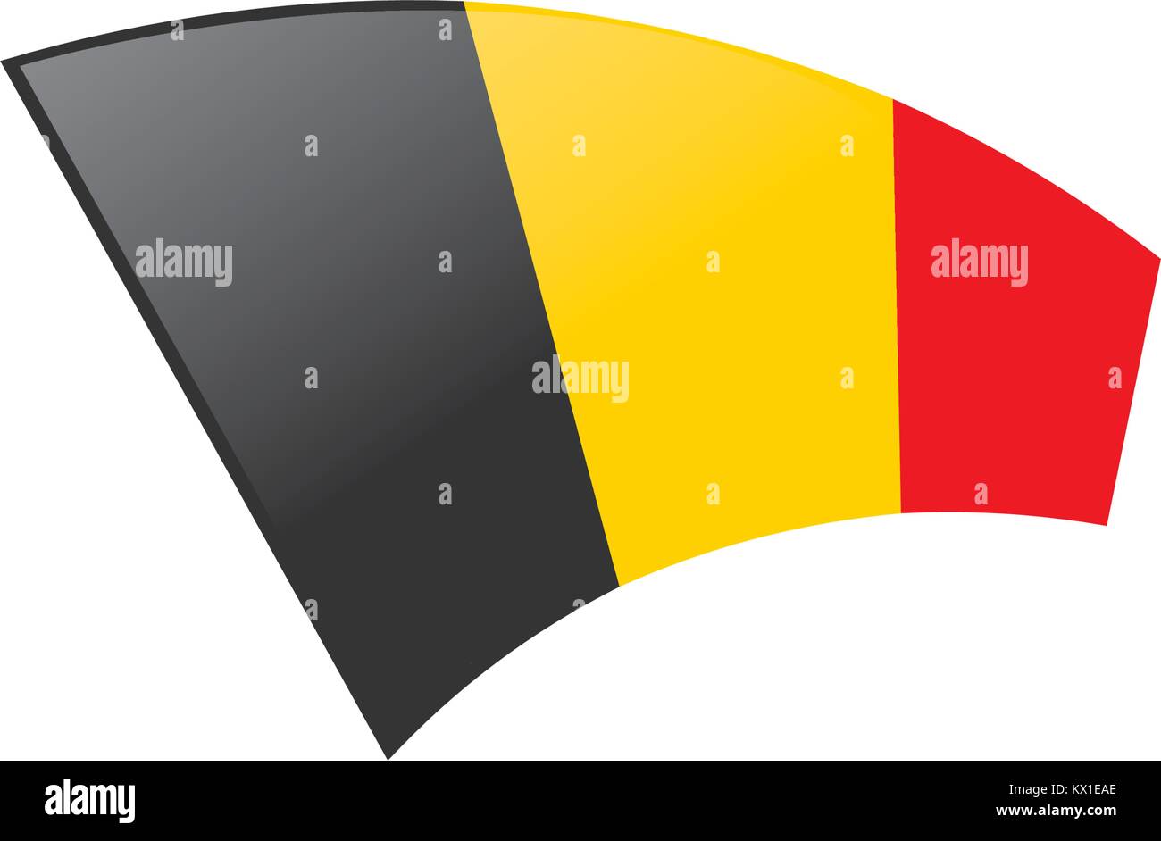 Flag of Belgium, Vector illustration Stock Vector Image & Art - Alamy