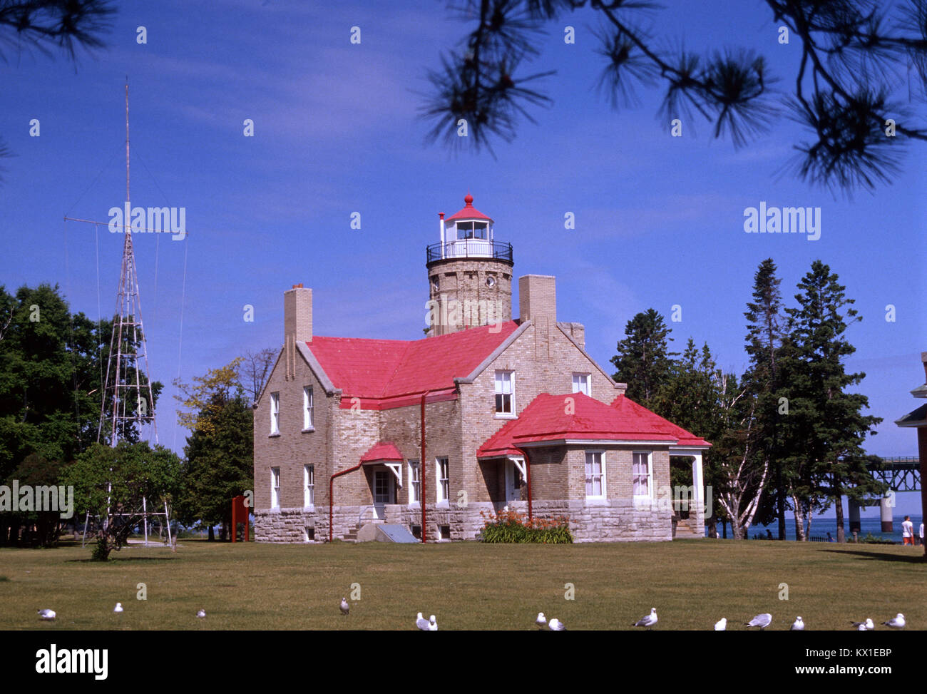 Old Mackinac Point Lighthouse Stock Photo - Alamy