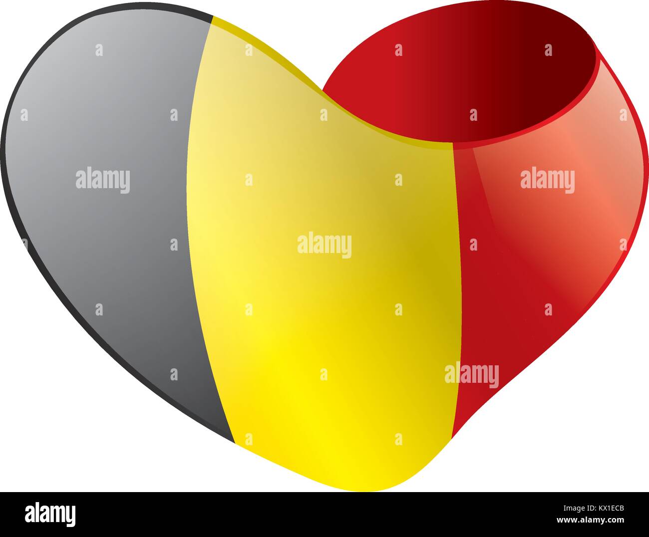 Flag of Belgium, Vector illustration Stock Vector Image & Art - Alamy