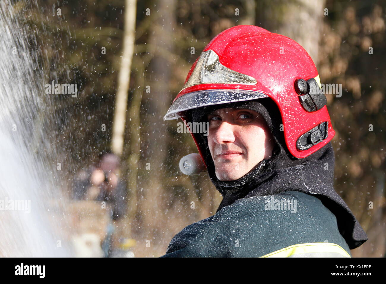 Fireman Face High Resolution Stock Photography and Images - Alamy