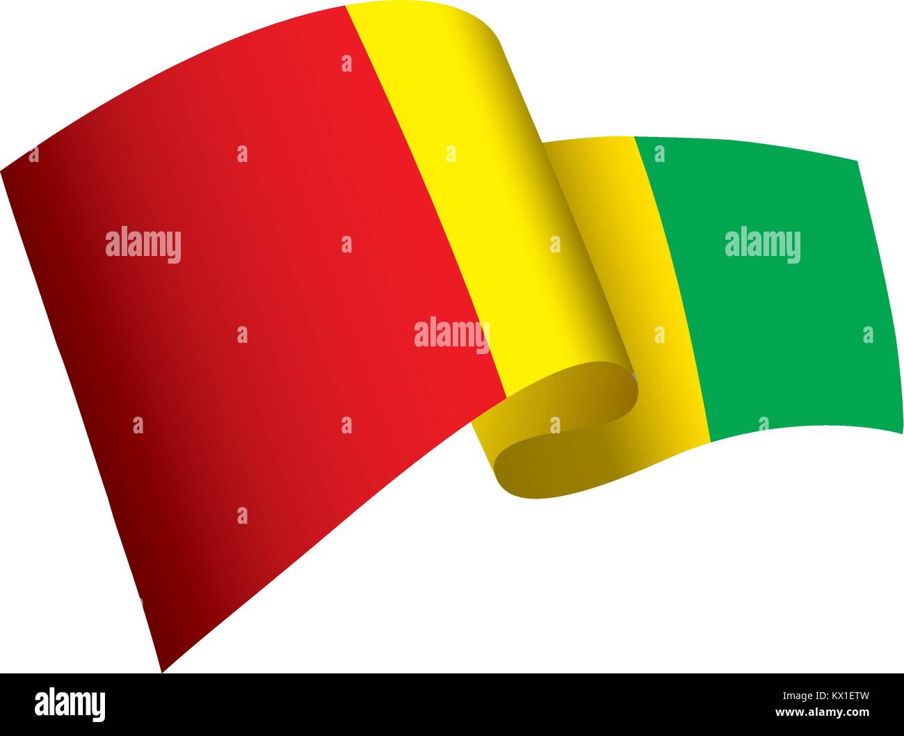 guinea flag, vector illustration Stock Vector Image & Art - Alamy