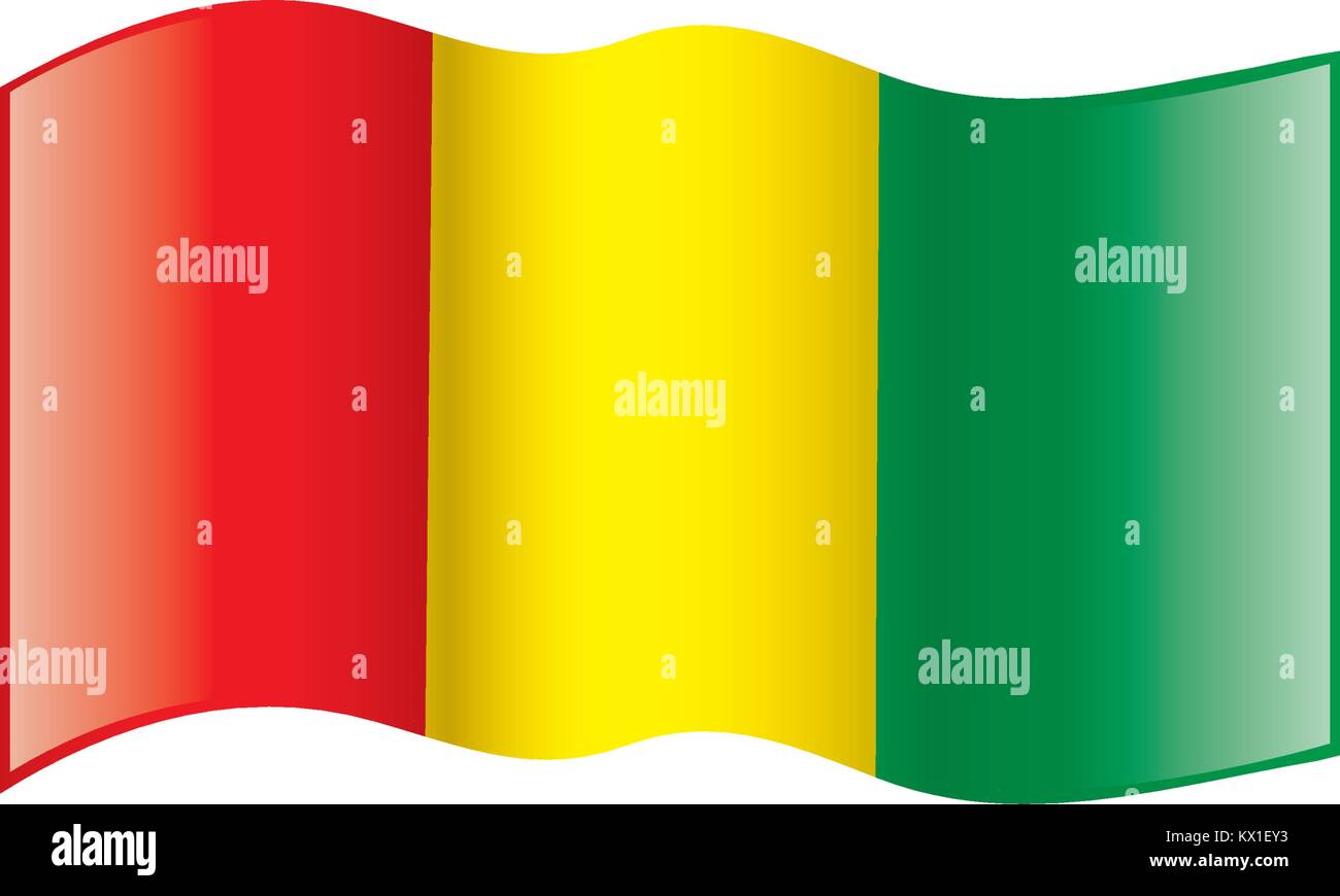 guinea flag, vector illustration Stock Vector Image & Art - Alamy