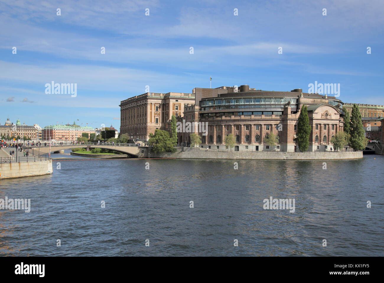 the parliament building in stockholm sweden Stock Photo - Alamy