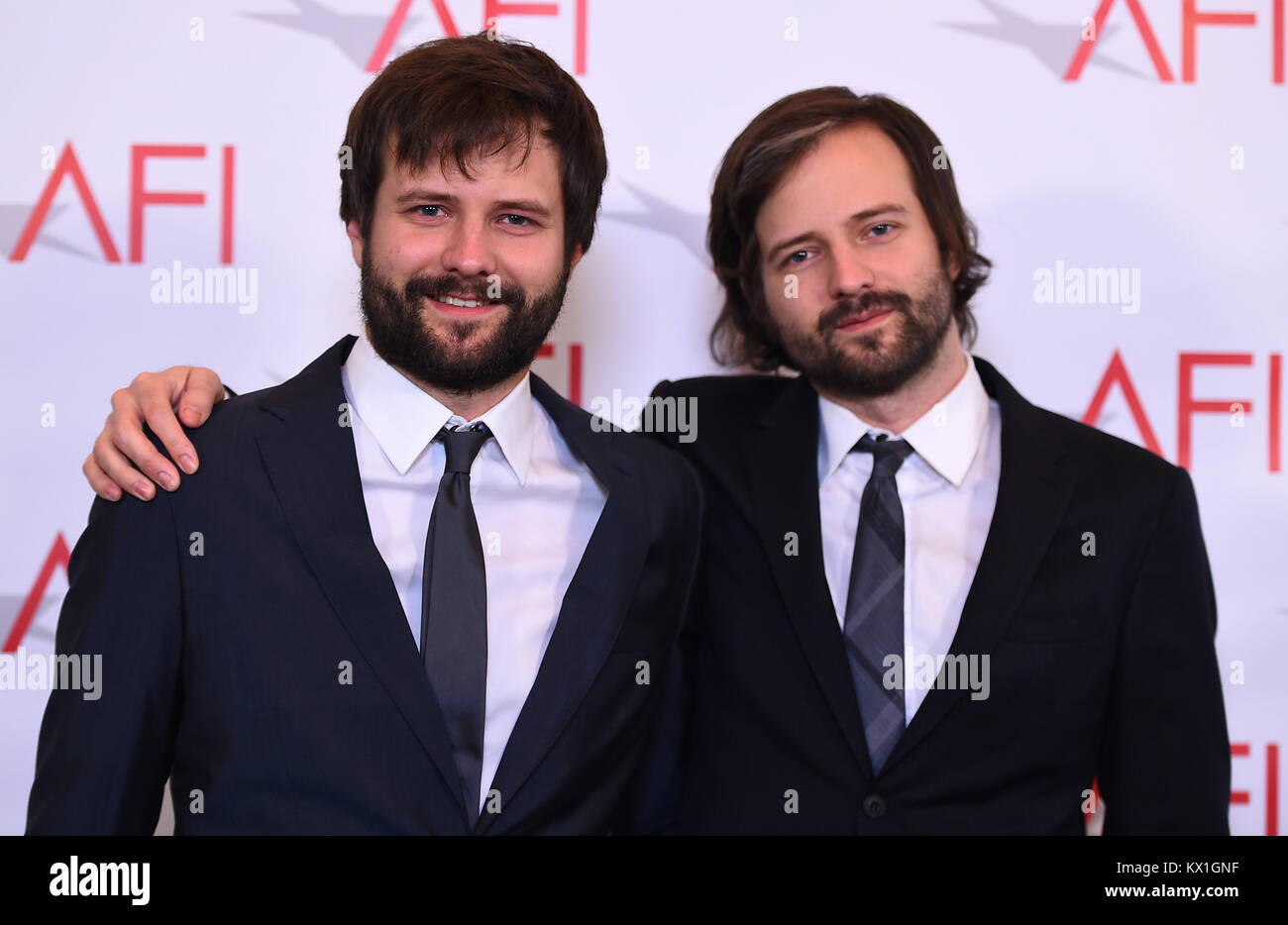 Los Angeles, USA. 05th Jan, 2018. Ross Duffer and Matt Duffer arrive at ...