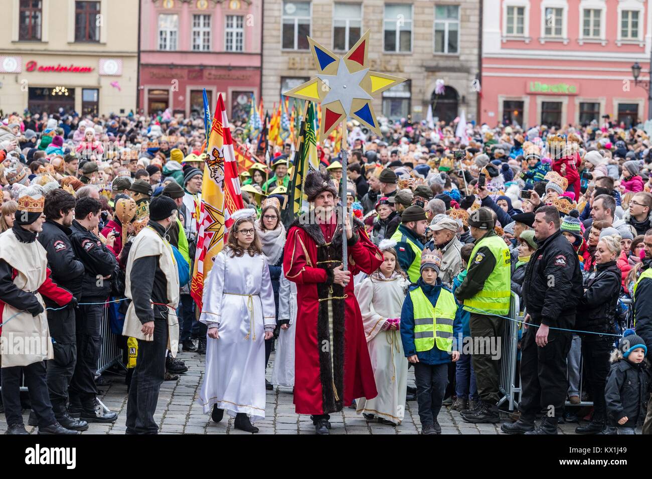 Wroclaw, Poland. 6th Jan, 2018. The Procession of the Magi - the ...
