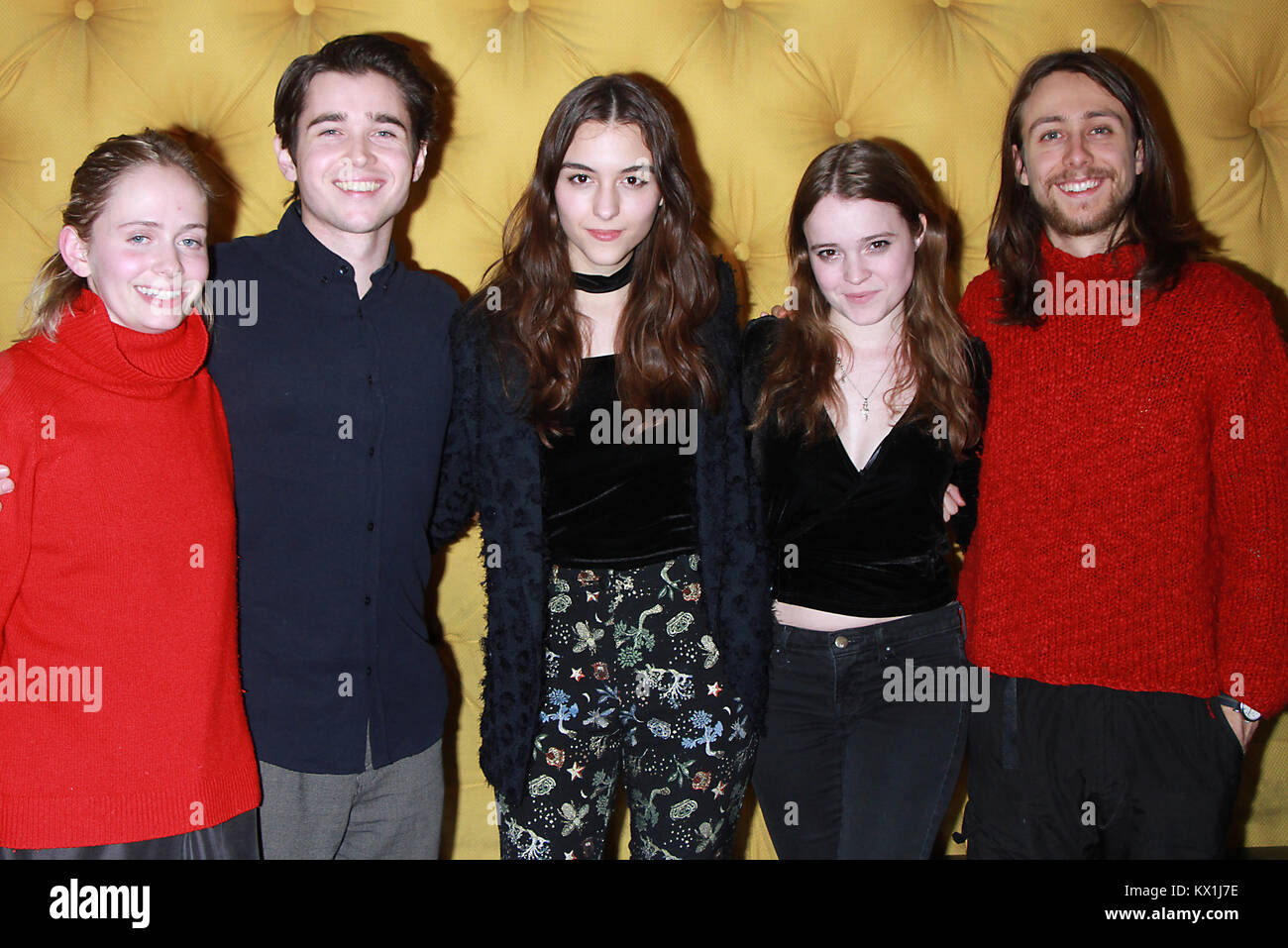 New York, NY, USA. 5th Jan, 2018. Tessa Albertson, Luke Slattery, Quinn ...