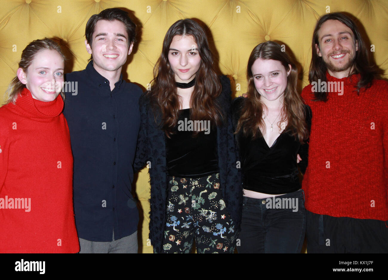 New York, NY, USA. 5th Jan, 2018. Tessa Albertson, Luke Slattery, Quinn ...