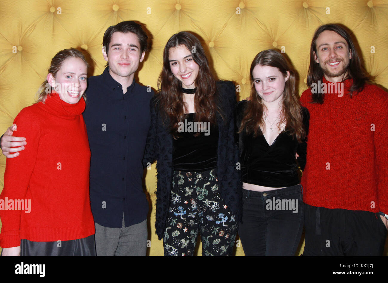 New York, NY, USA. 5th Jan, 2018. Tessa Albertson, Luke Slattery, Quinn ...