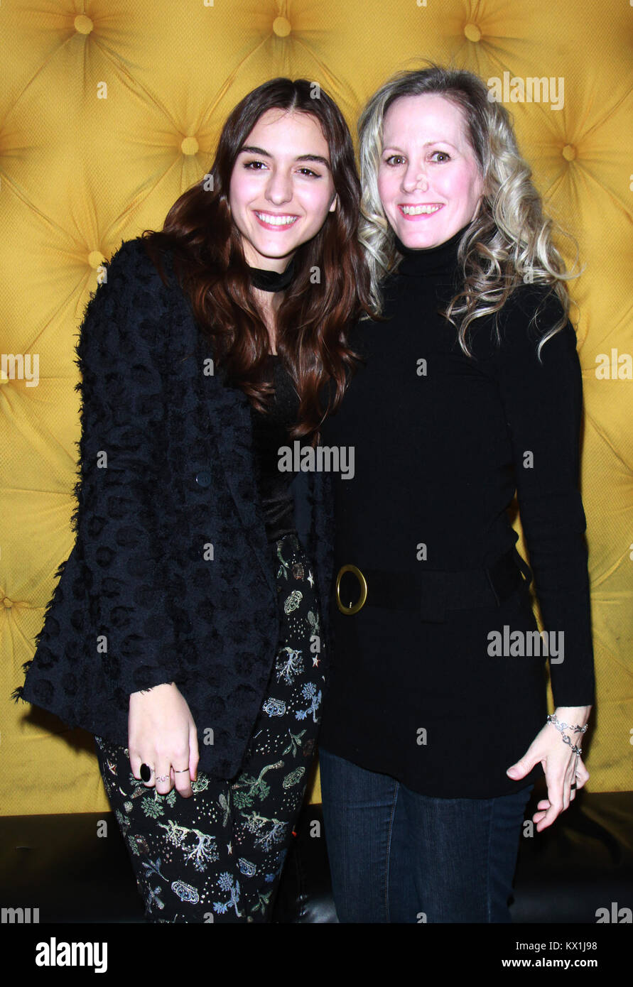 New York, NY, USA. 5th Jan, 2018. Quinn Shephard and Laurie Shephard at ...