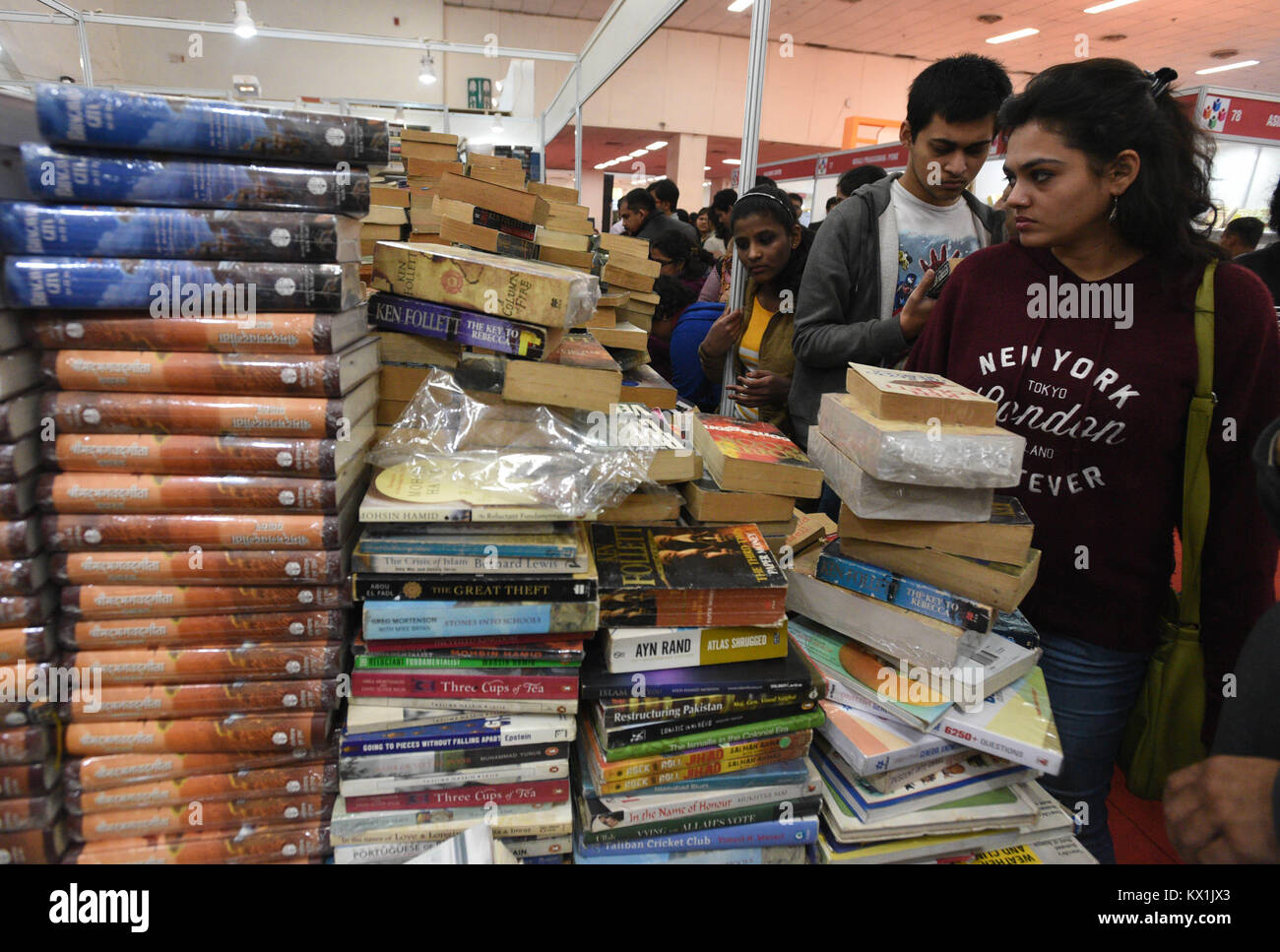 NEW DELHI, INDIA - JANUARY 6: People visit during the New Delhi World ...