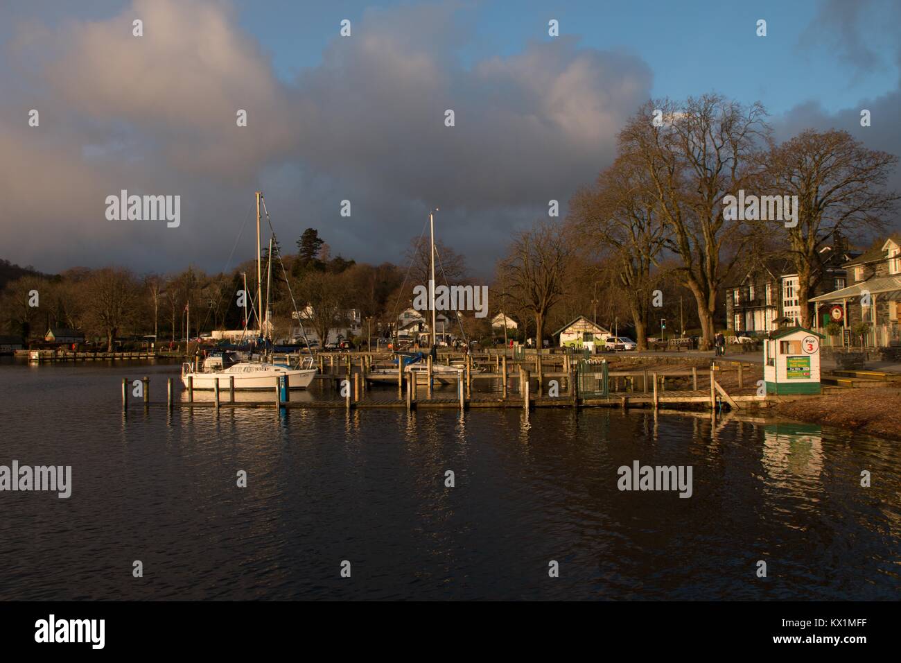 Waterhead Bay, Lake WIndermere, AMbleside, Cumbria, 6th January 2018 ...
