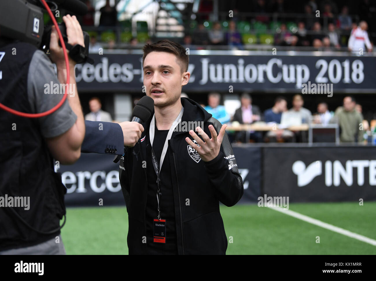 Marcel Lutz / Vfb Stuttgart eSports, Interview. GES/ Fussball/ Mercedes ...