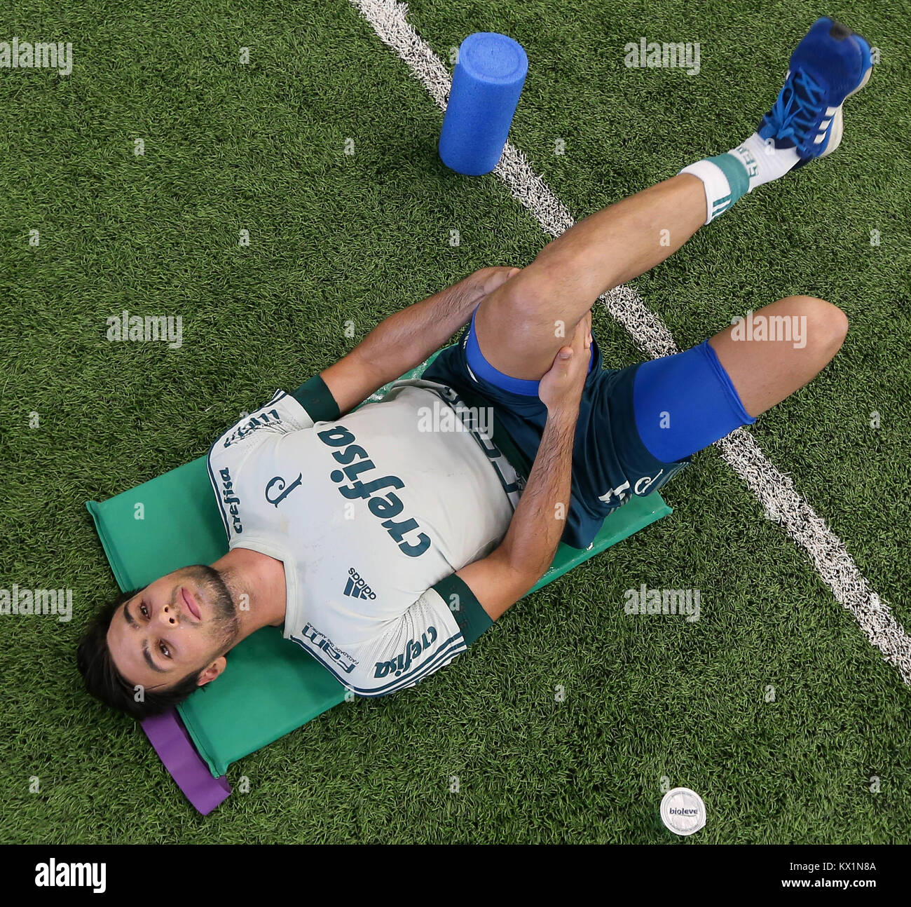 SÃO PAULO, SP - 06.01.2018: TREINO DO PALMEIRAS - Goalkeeper Daniel ...