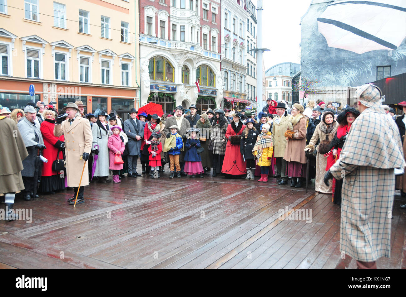 Riga, Latvia. 6th Jan, 2018. People dressed as characters from Arthur ...