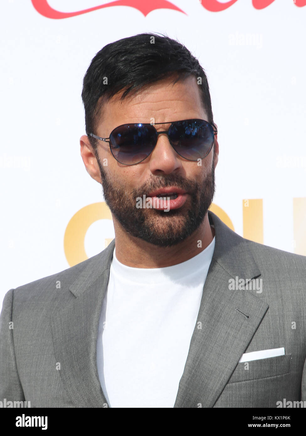 West Hollywood, Ca. 6th Jan, 2018. Ricky Martin at the Gold Meets ...