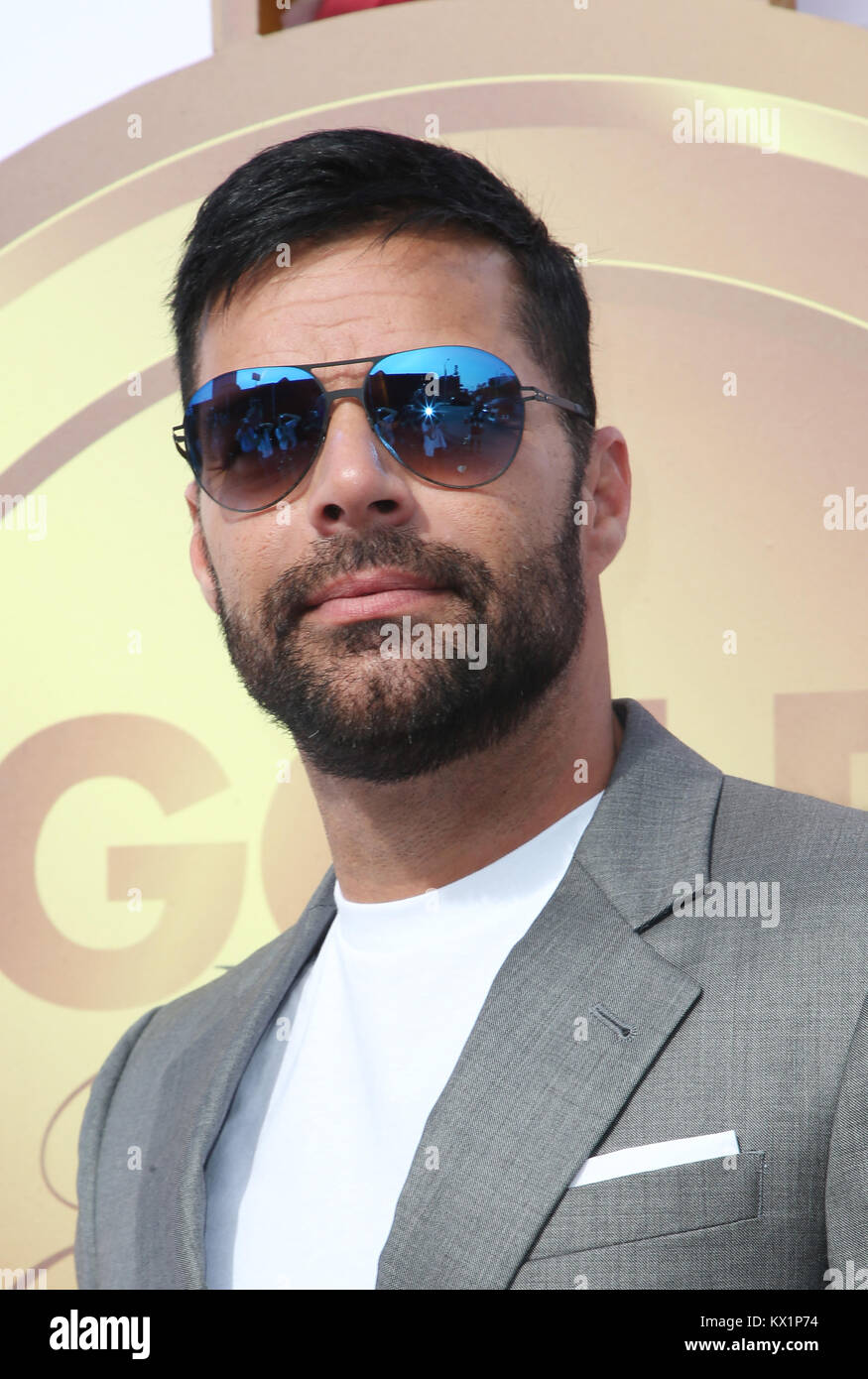 West Hollywood, Ca. 6th Jan, 2018. Ricky Martin at the Gold Meets ...