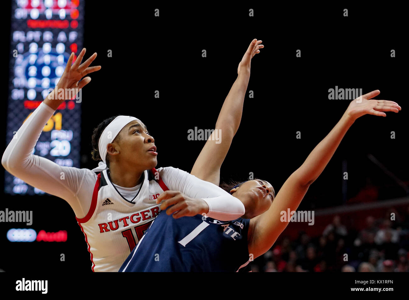 Piscataway, New Jersey, USA. 6th Jan, 2018. Rutgers guard, CAITLIN ...